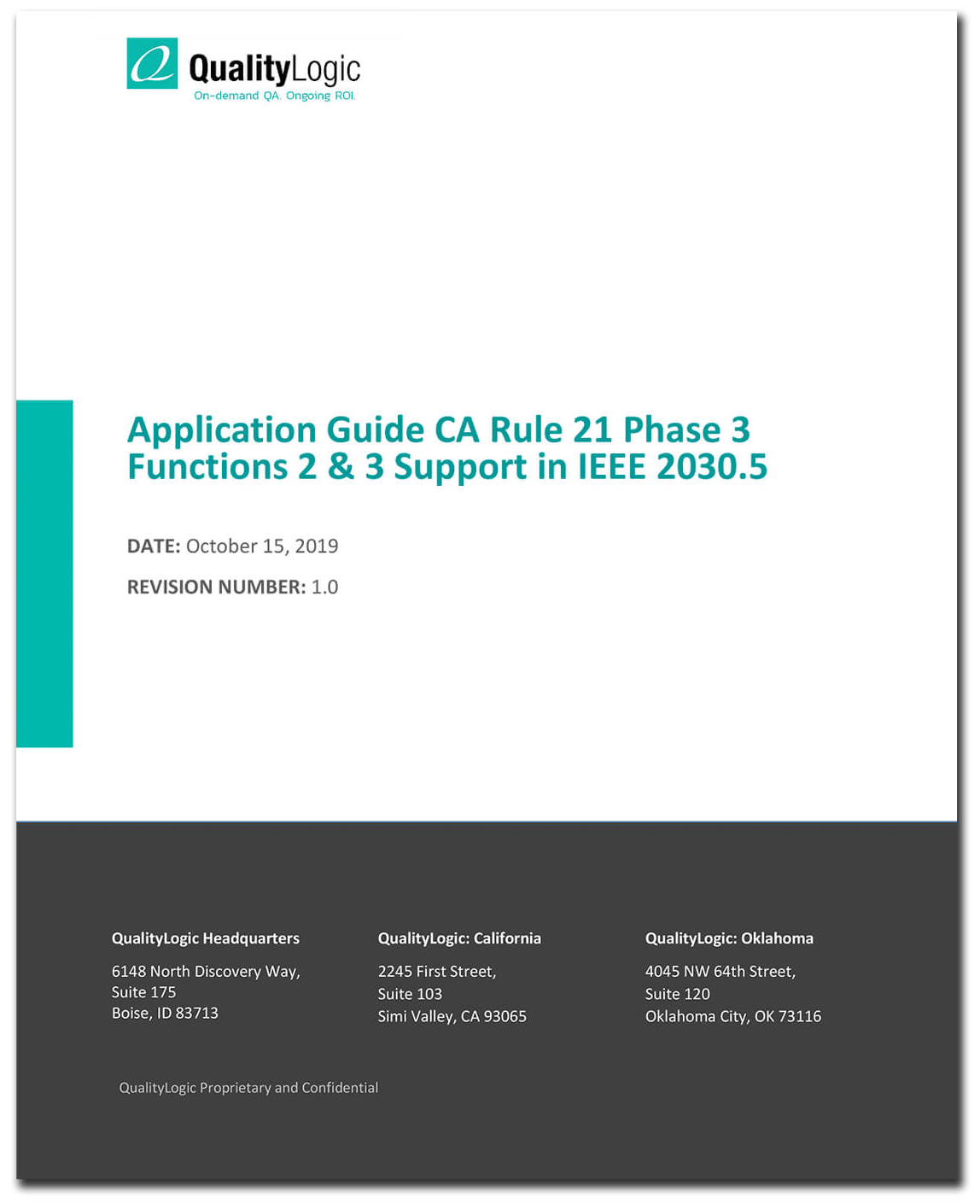 IEEE 2030.5 Test Tools - QualityLogic