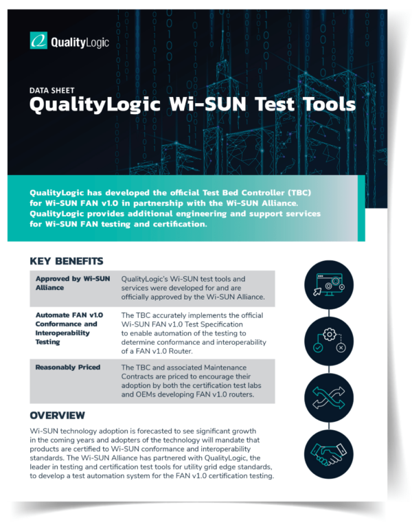 Wi-SUN Test Tools - QualityLogic