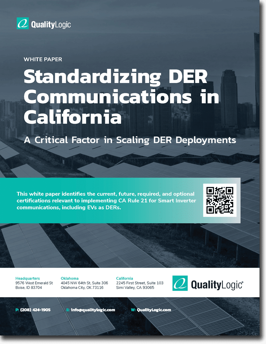 IEEE 2030.5 Test Tools - QualityLogic