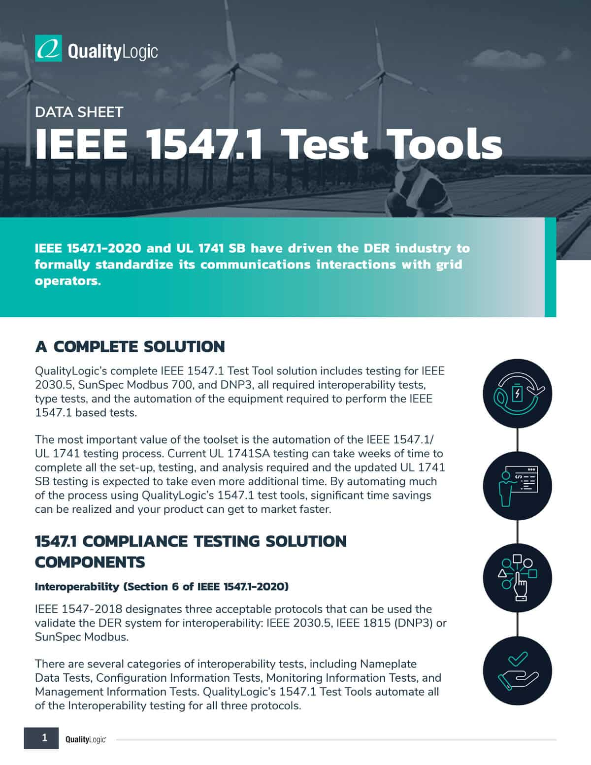IEEE 1547.1 Test Tools - QualityLogic