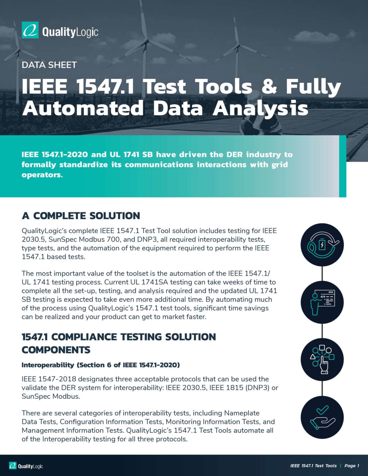 IEEE 1547.1 Test Tools - QualityLogic