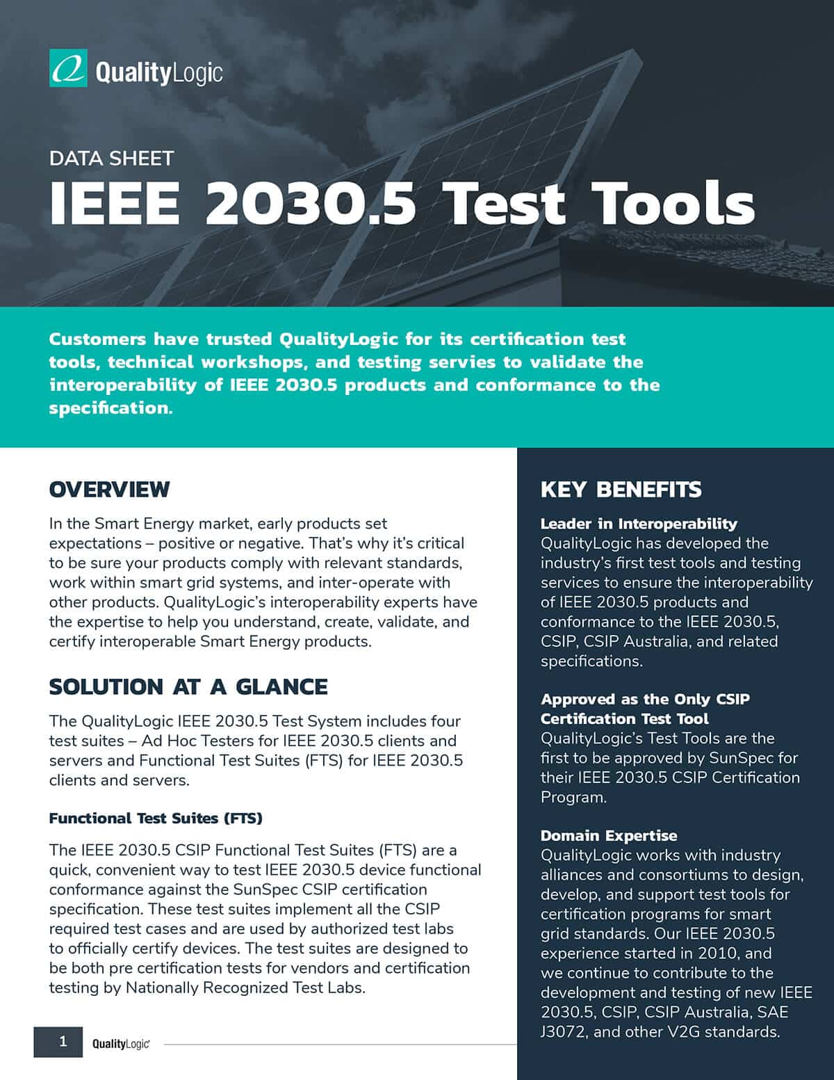 IEEE 2030.5 Test Tools - QualityLogic