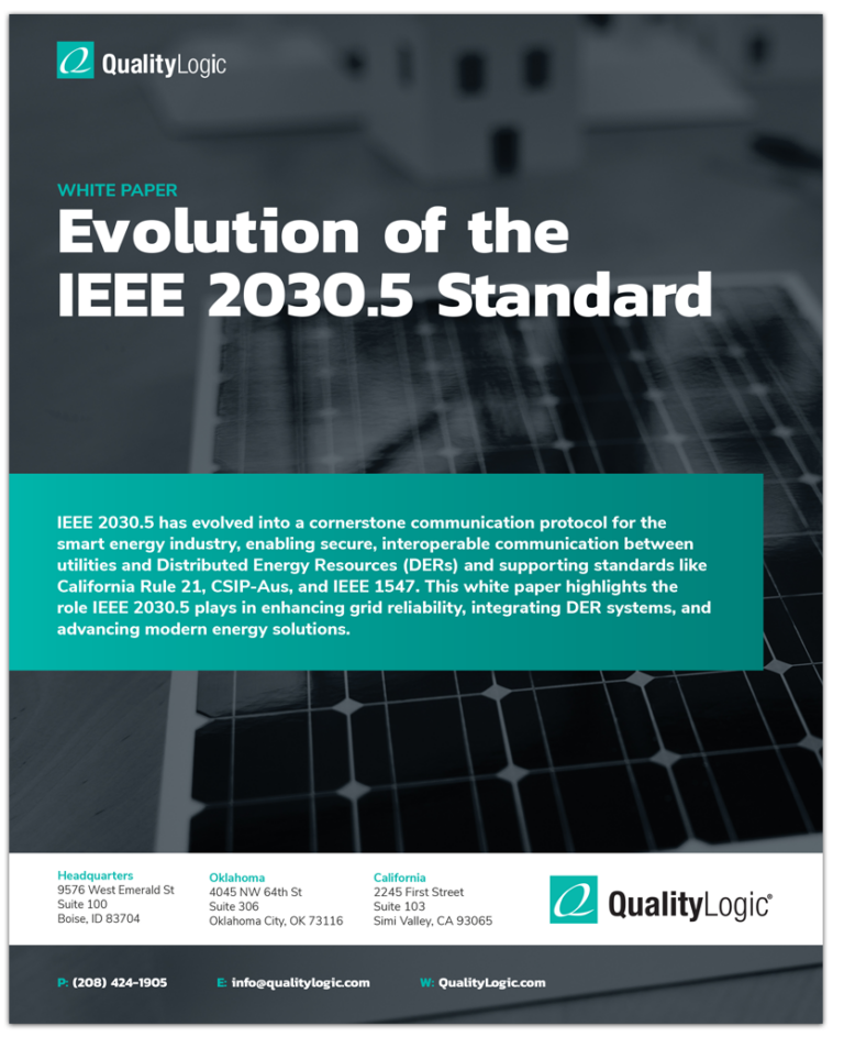 IEEE 2030.5 Test Tools - QualityLogic